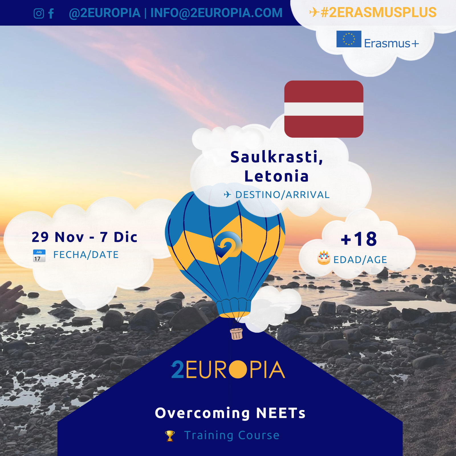 Overcoming NEETs Training Course – 🪂 2Europia | Association Erasmus