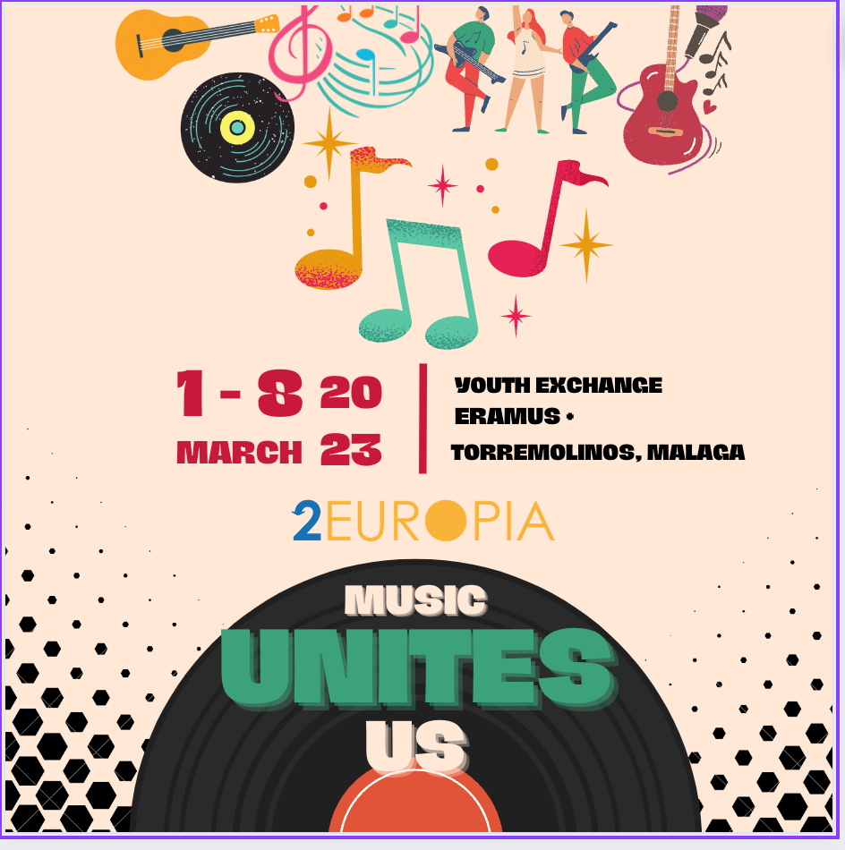 Music Unites Us – Youth Exchange – 🪂 2Europia | Association Erasmus