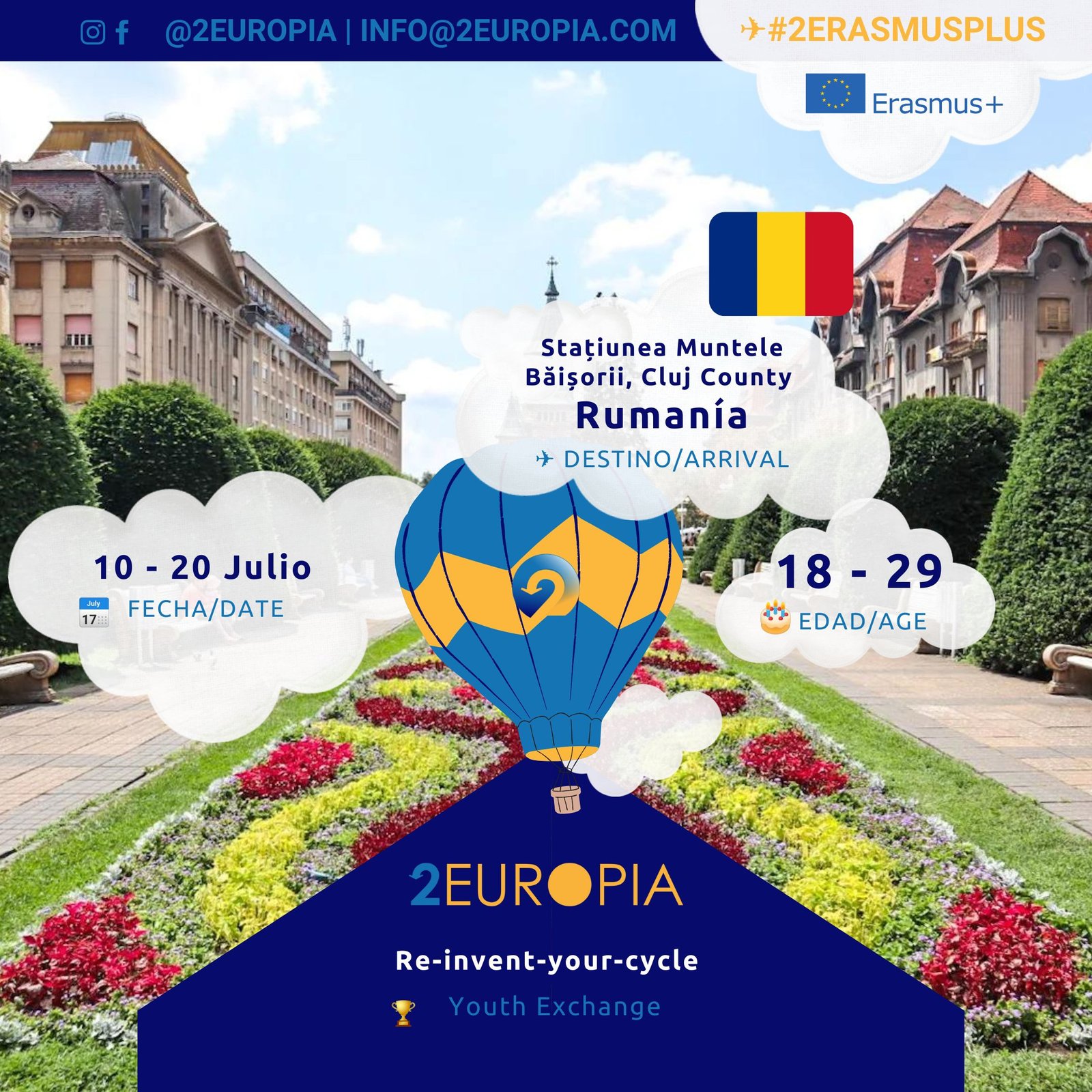 Re-invent-your-cycle, Youth Exchange – 🪂 2Europia | Association Erasmus